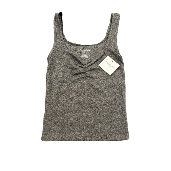 American Eagle Outfitters | Tops | American Eagle Tank Top Womens Gray Size Small Cinchfront ...